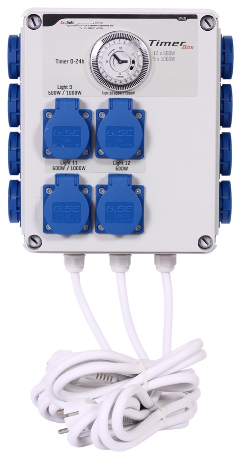 GSE Timer Box II 12x600W, 220V | Growcity.cz